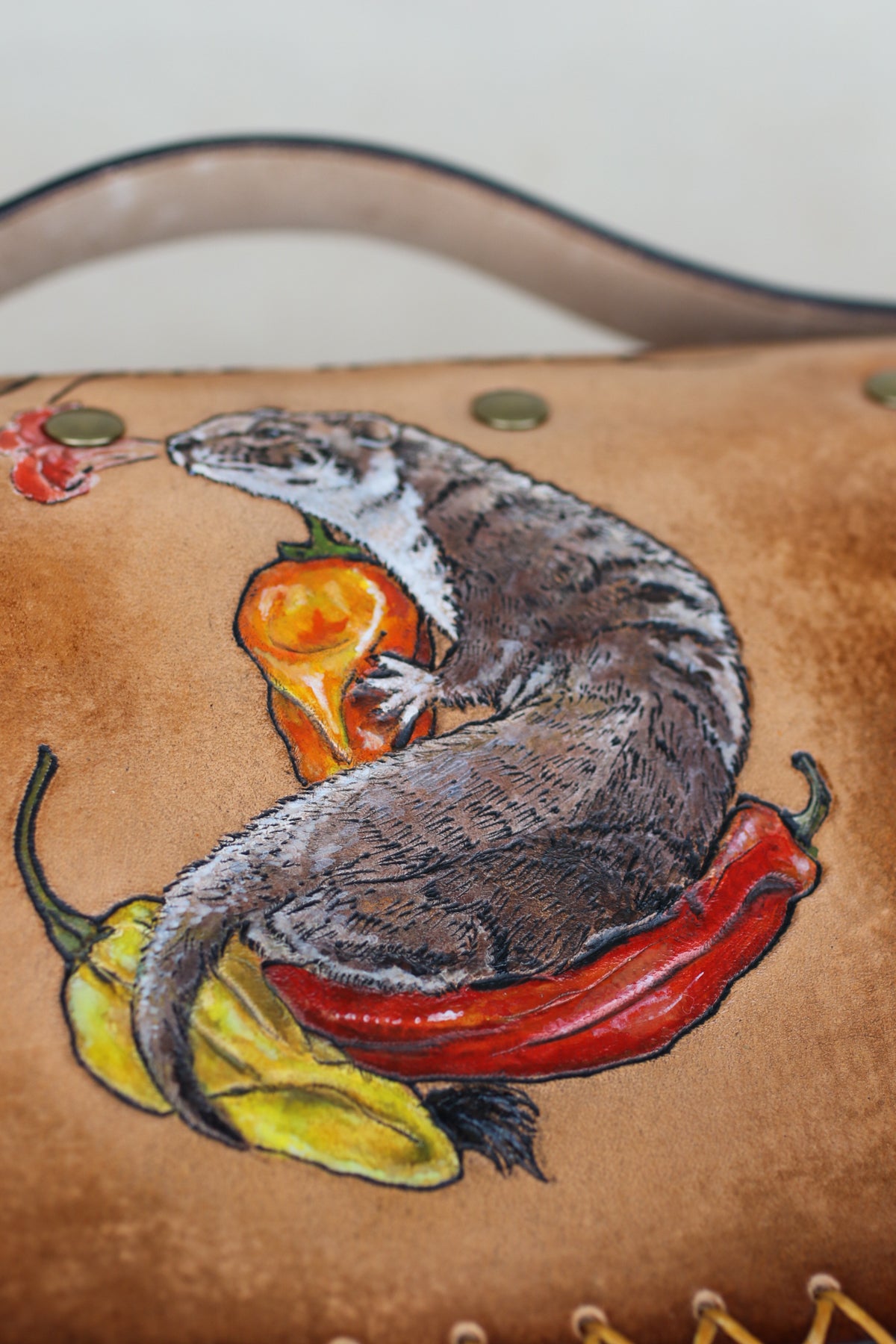 RESERVED for Abdullah Orozco Custom "Spice Weasel" Knife Roll